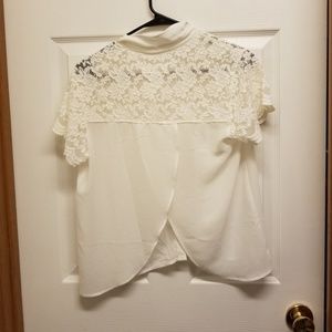 Abercrombie & Fitch | Tops | White Flowy Shirt Nwot Bundle And Save ...